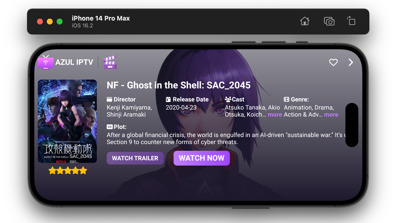 AZUL IPTV XTREAM, Multiple Format, Flutter AppMobile & Android TV, Admob by Azul_Mouad